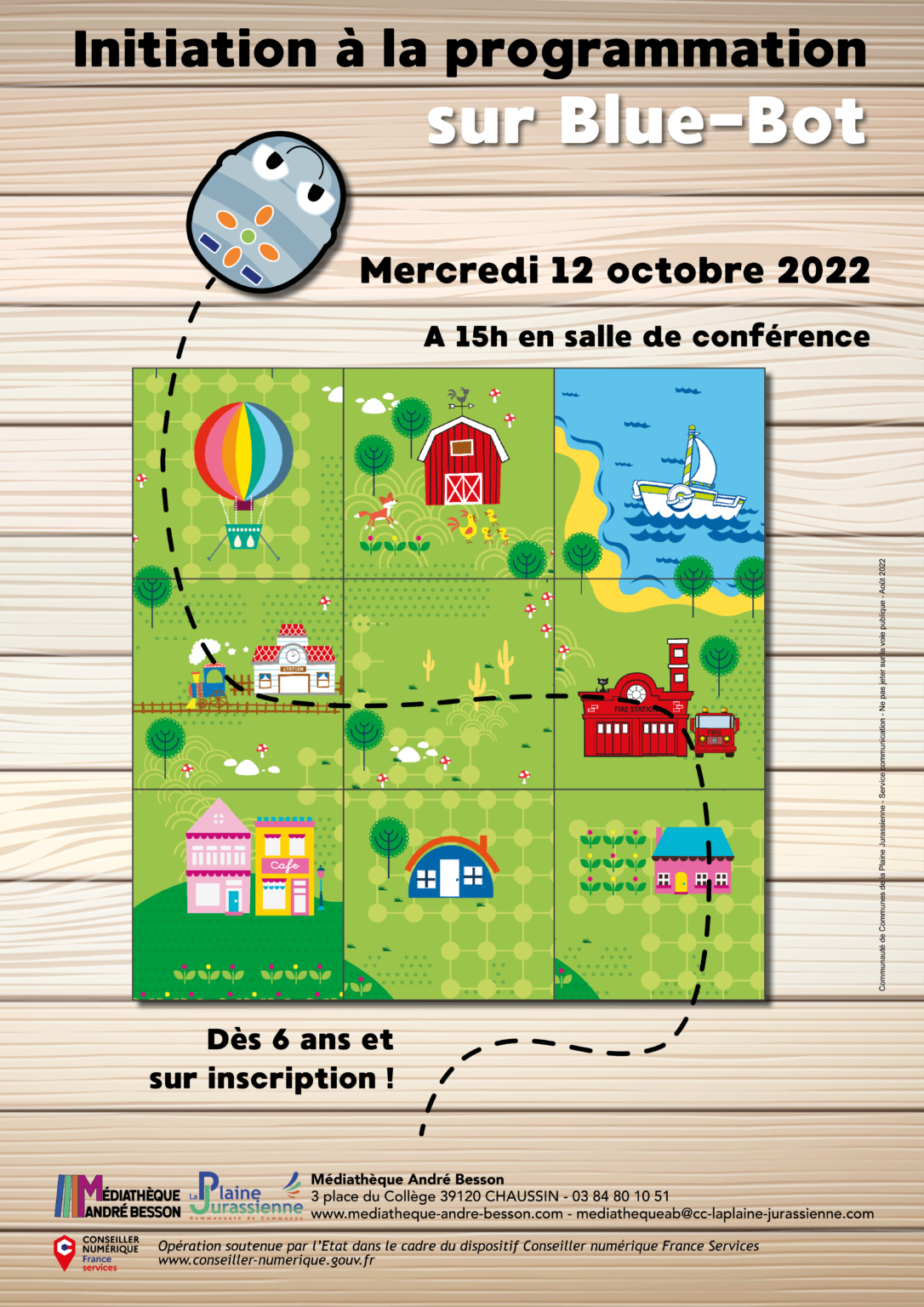 Initiation à la programmation sur Blue-Bot - Communauté de Communes de ...