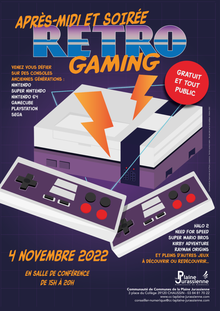 Après-midi et soirée rétrogaming à la Plaine Jurassienne ! - Communauté ...